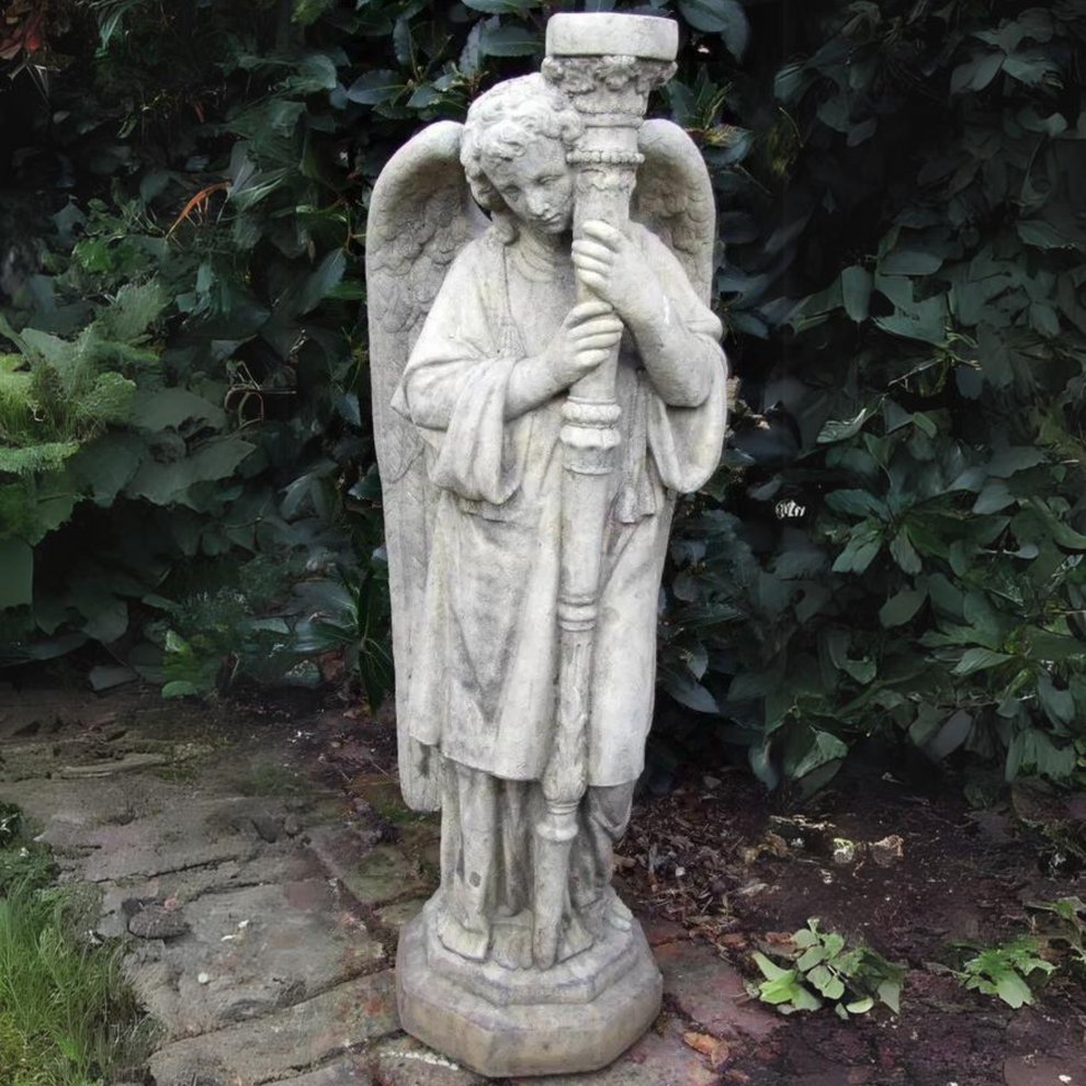 Fallen Angel Stone Sculpture – Regal Gardens