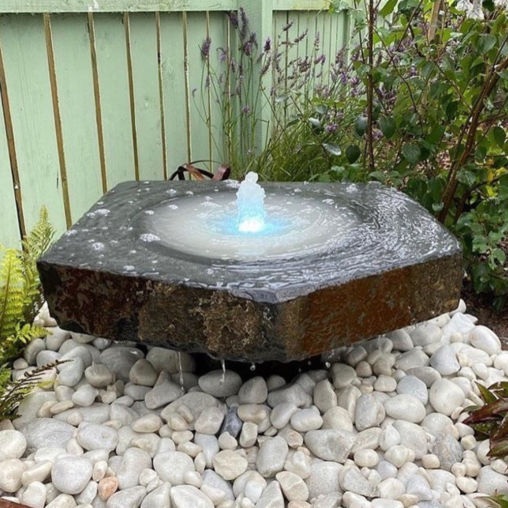 Large Babbling Basalt Water Feature – Regal Gardens