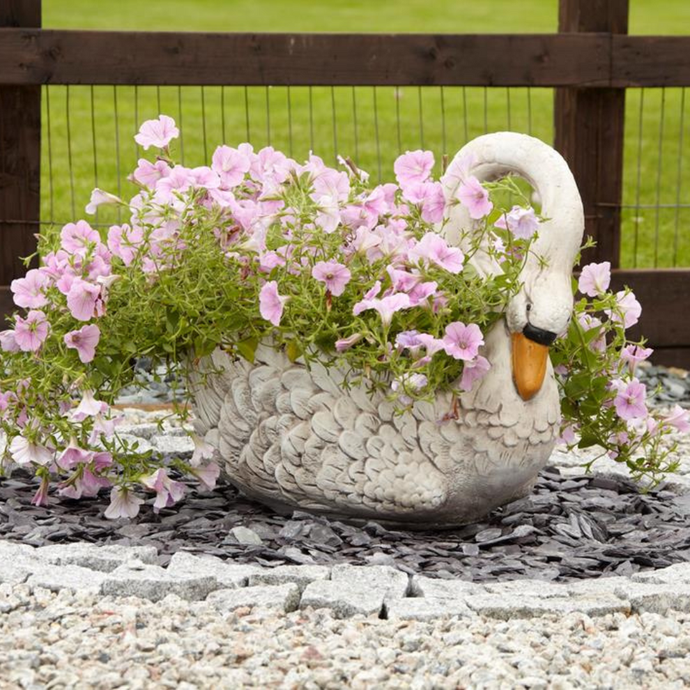 Swan Planter Garden Ornament – Regal Gardens